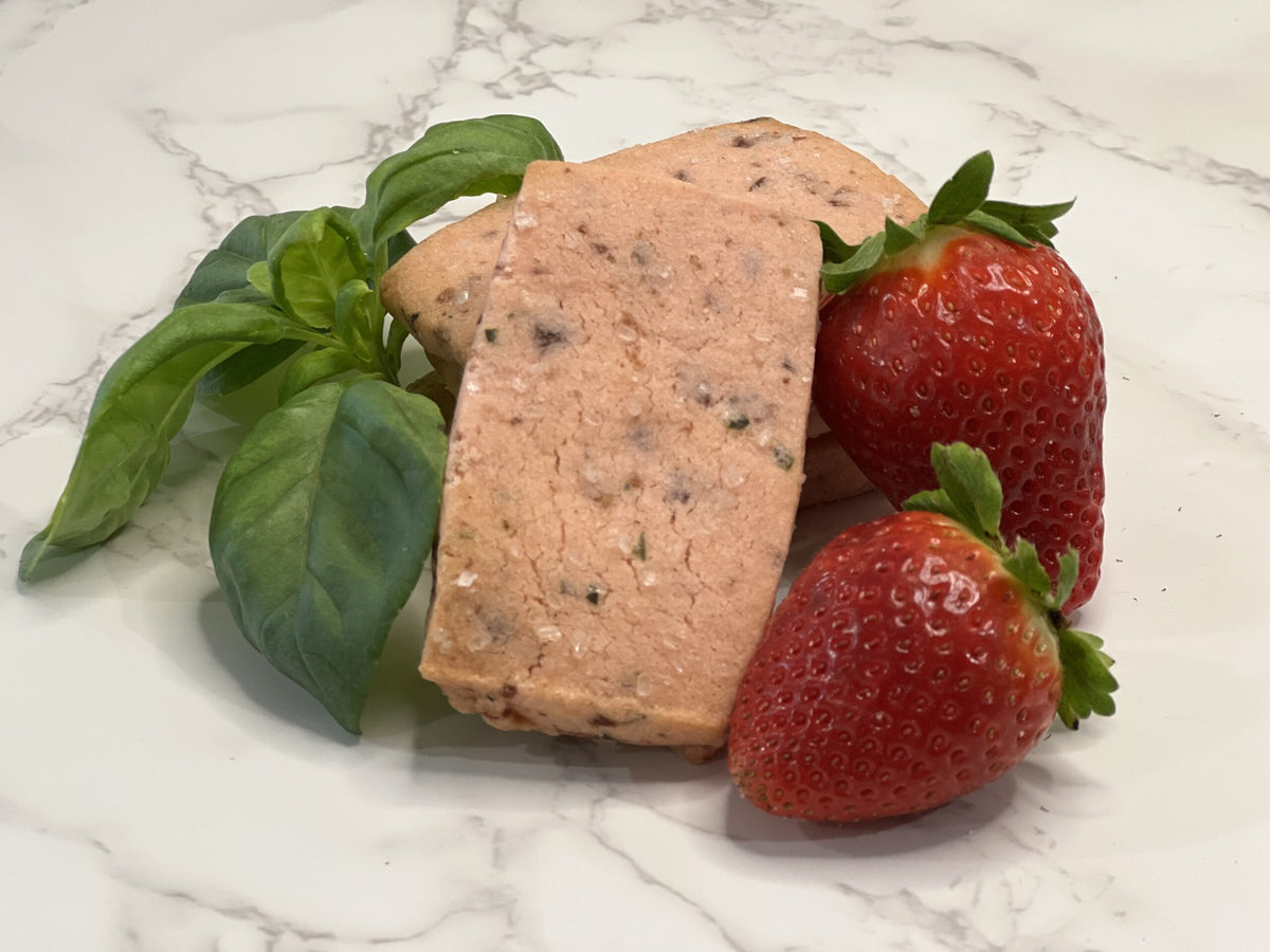 Strawberry Basil Shortbread – The Art of Shortbread